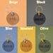 Cat Tag Leather Tag Silent ID Tag Personalized Cat Tag - Etsy