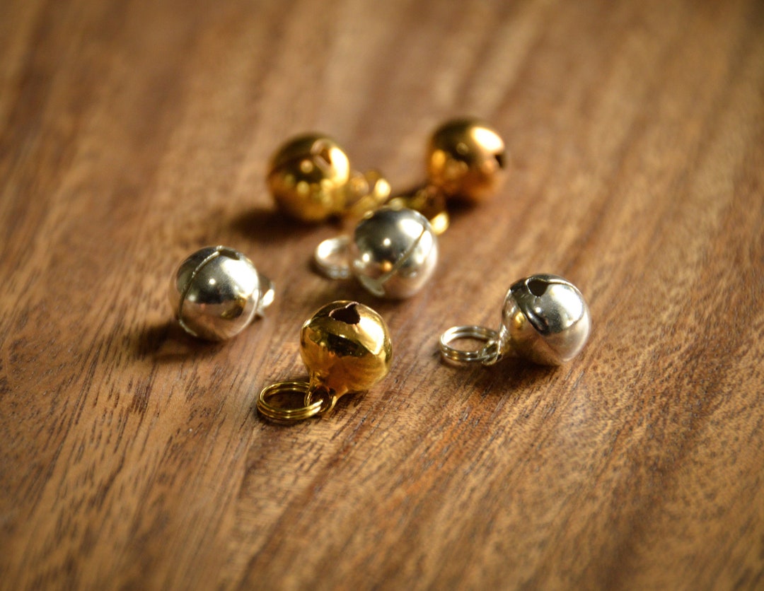 Cat Collar Bell, Cat Collar Add On, Cat Collar Charm, Silver Bell, Gold ...