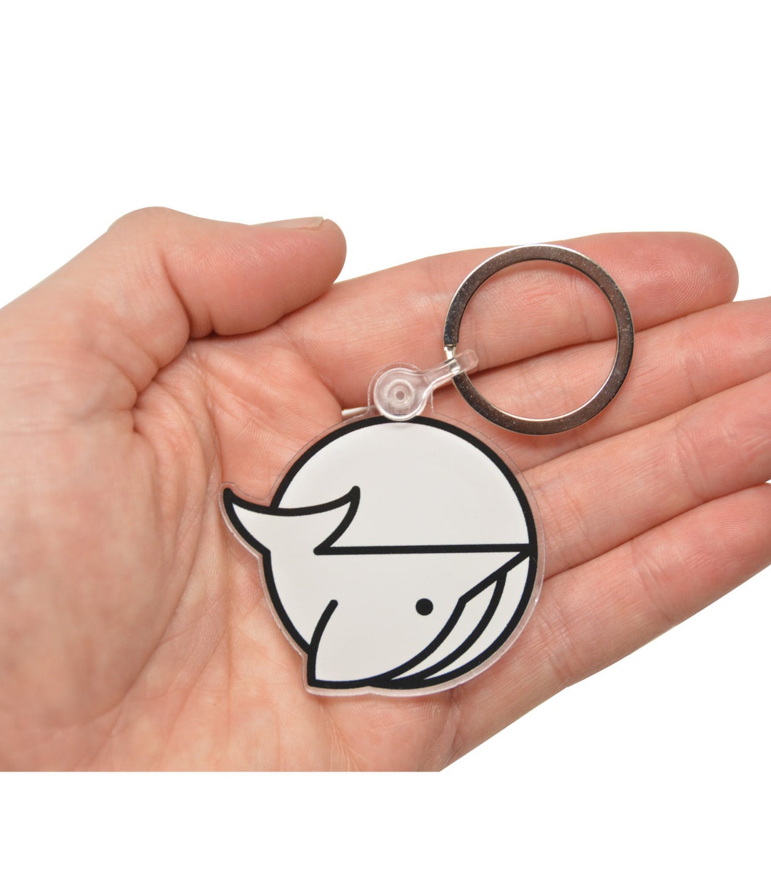 Whale Keychain Black and White, Blue Whale, Whale Shark, Animal ...