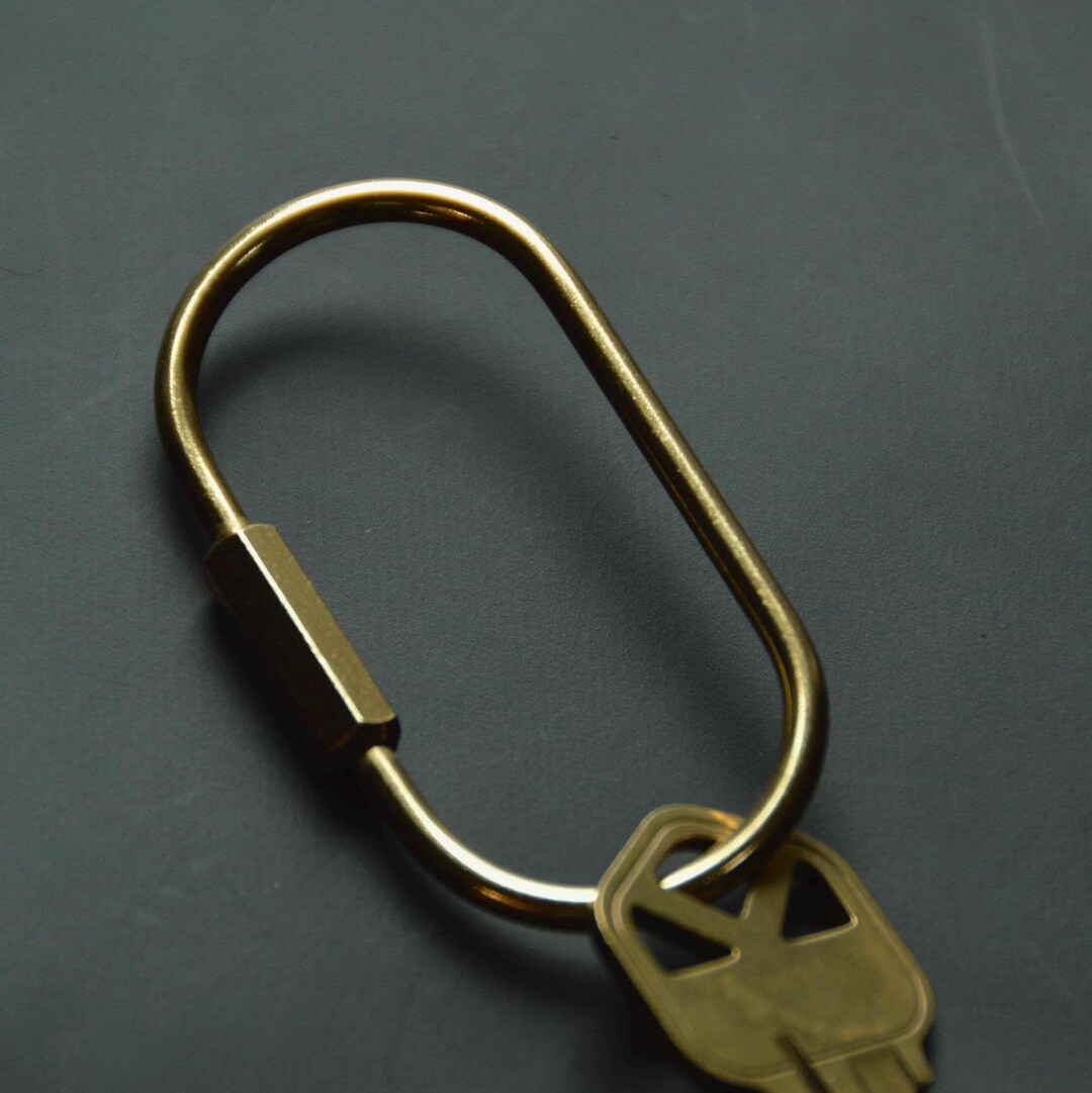 Keychain,brass,key Hook,key Clip,gold Hook Keyring,car Keychain ...