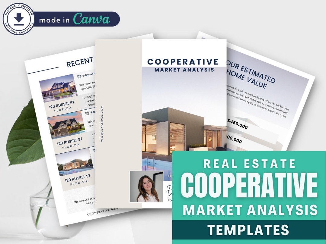 Comparative Market Analysis Template, Real Estate CMA, CMA Packet for ...