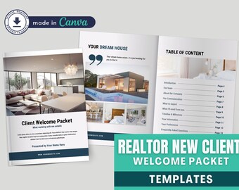 New Client Welcome Packet, New Buyer Guide, Buyer Survey, Real Estate ...