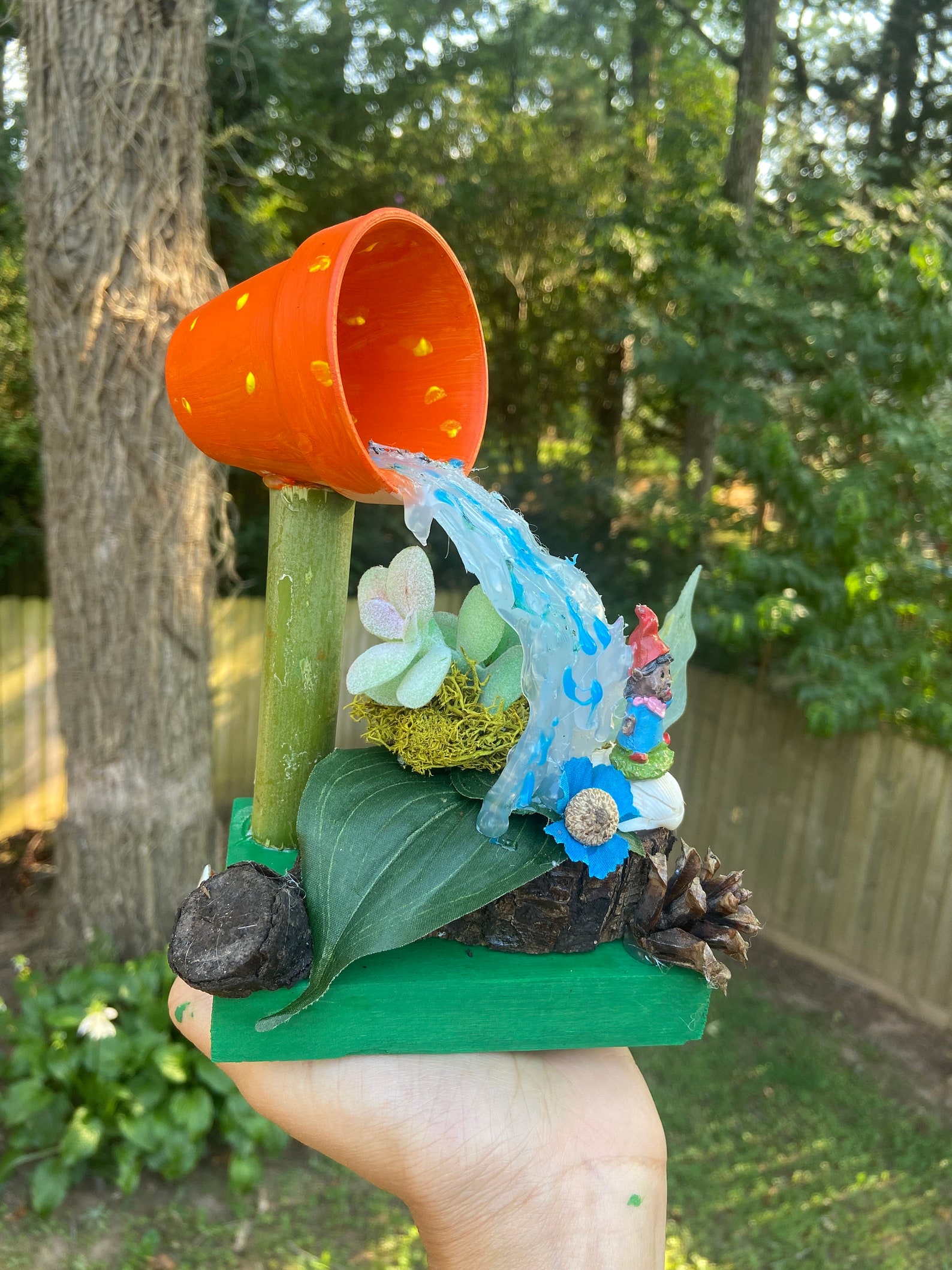 Waterfall Centerpiece Handmade - Etsy