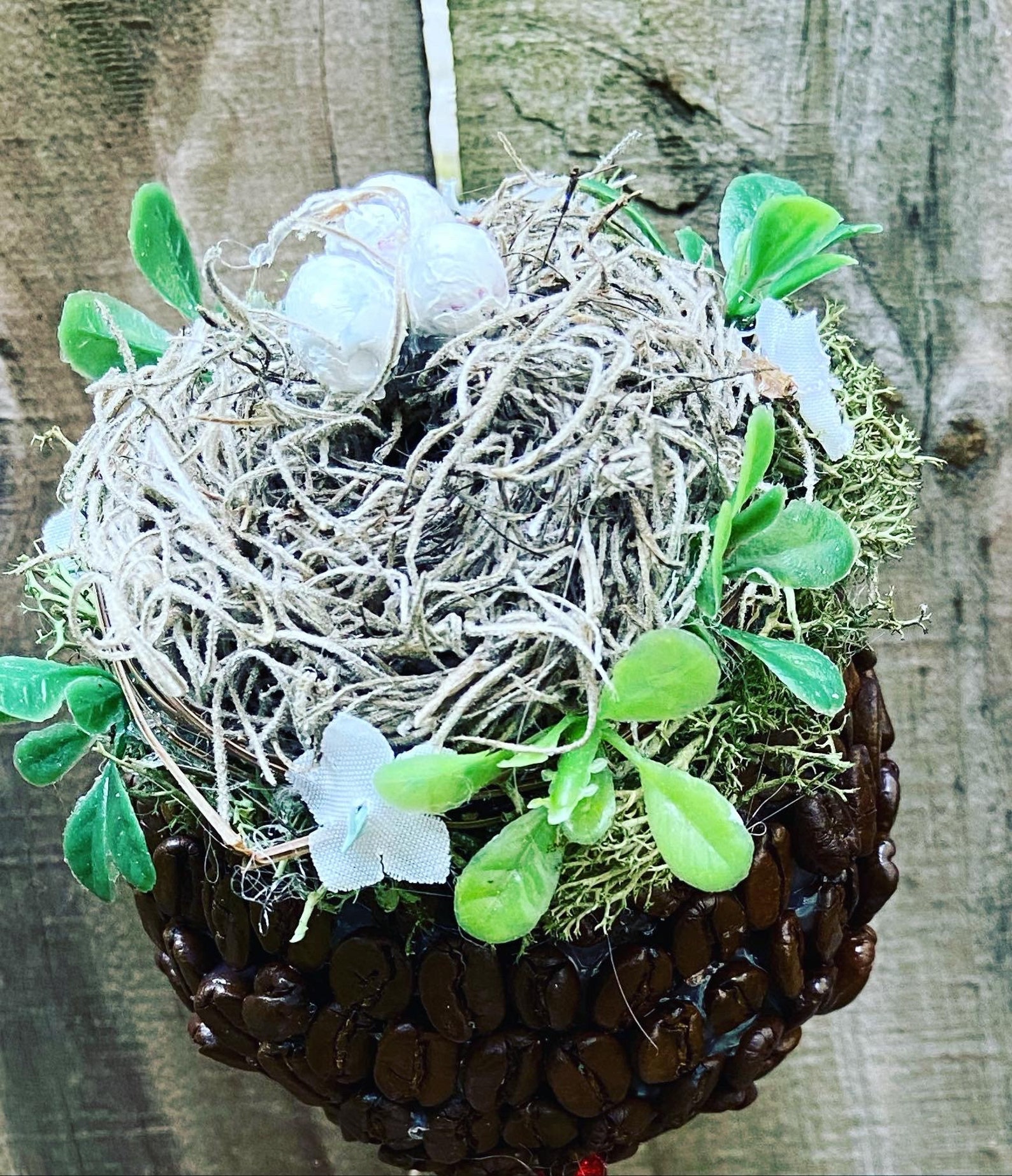 Cheer Love Topiary Coffee Lovers Desk Ornament Kissing Ball - Etsy