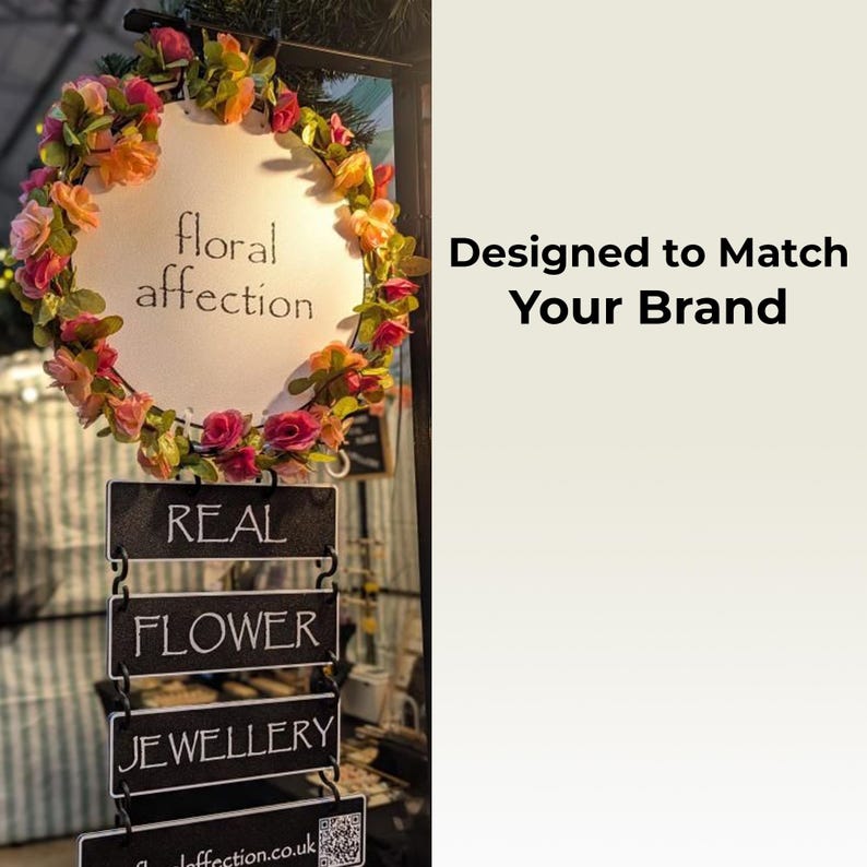 Personalised Hanging Sign - for Market Display, Gazebo, Pop up Events ...