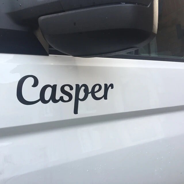 Personalised Campervan / Motorhome / Caravan Name Stickers. - Etsy UK