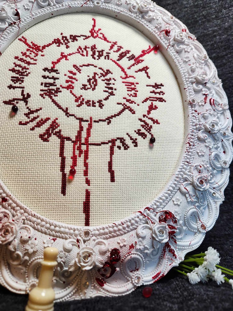 Astarion Inspired Cross Stitch Pattern PDF - Etsy