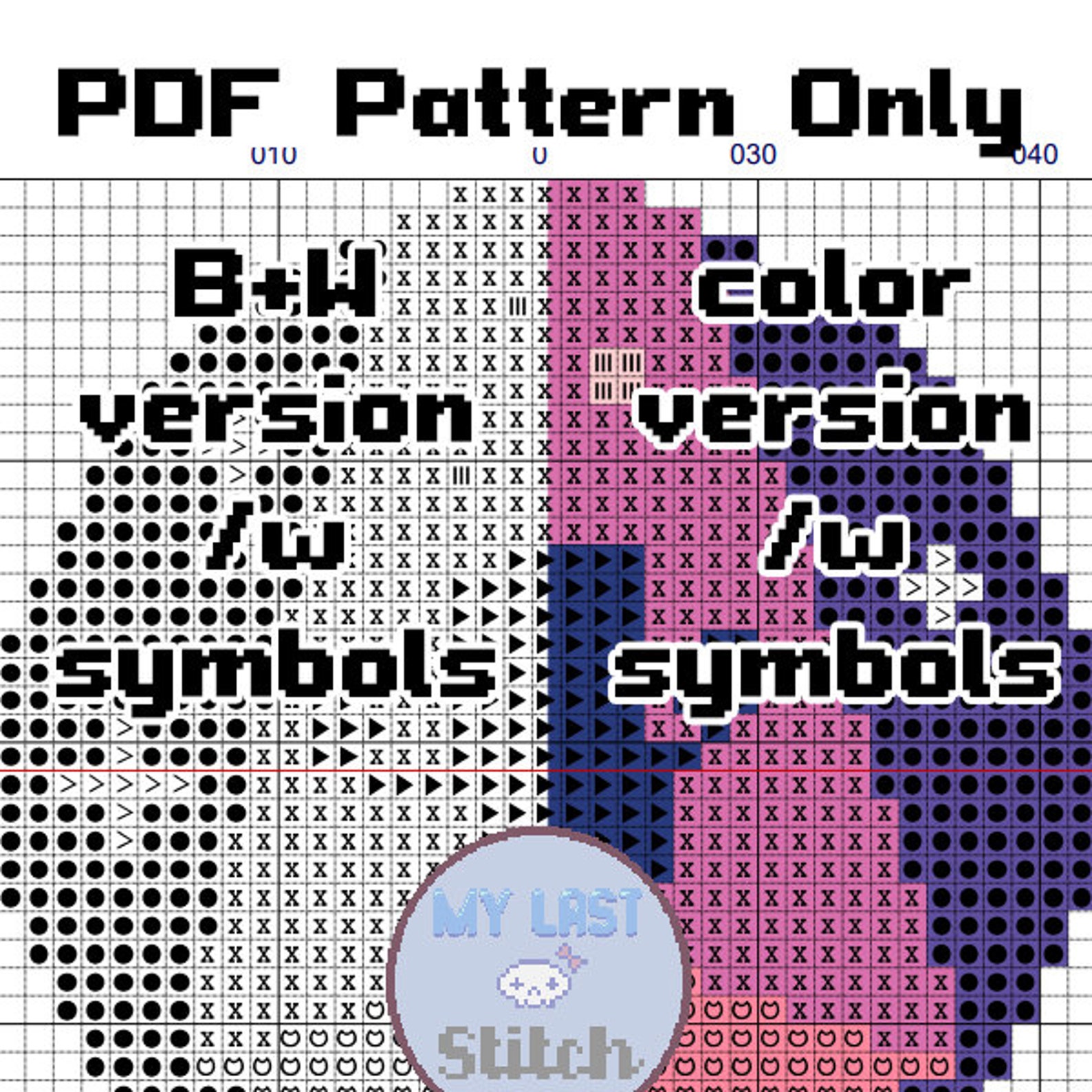 Pachimari Overwatch Inspired Cross Stitch - PDF Pattern - Etsy