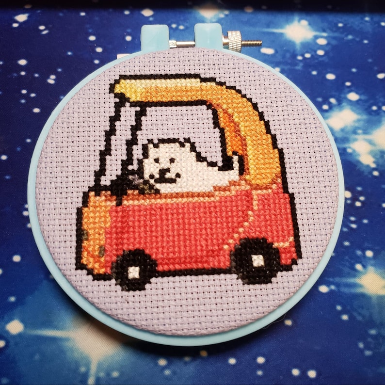Annoying Dog (toby) Car Inspired Cross Stitch Undertale - PDF Pattern ...