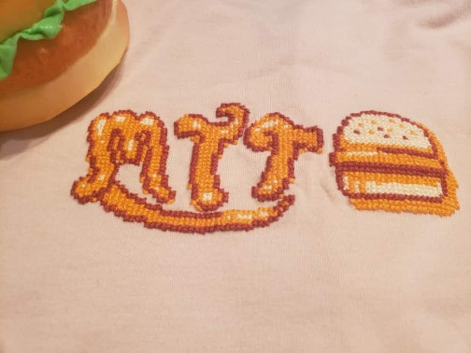 MTT Burgers Inspired Cross Stitch Undertale PDF Pattern - Etsy
