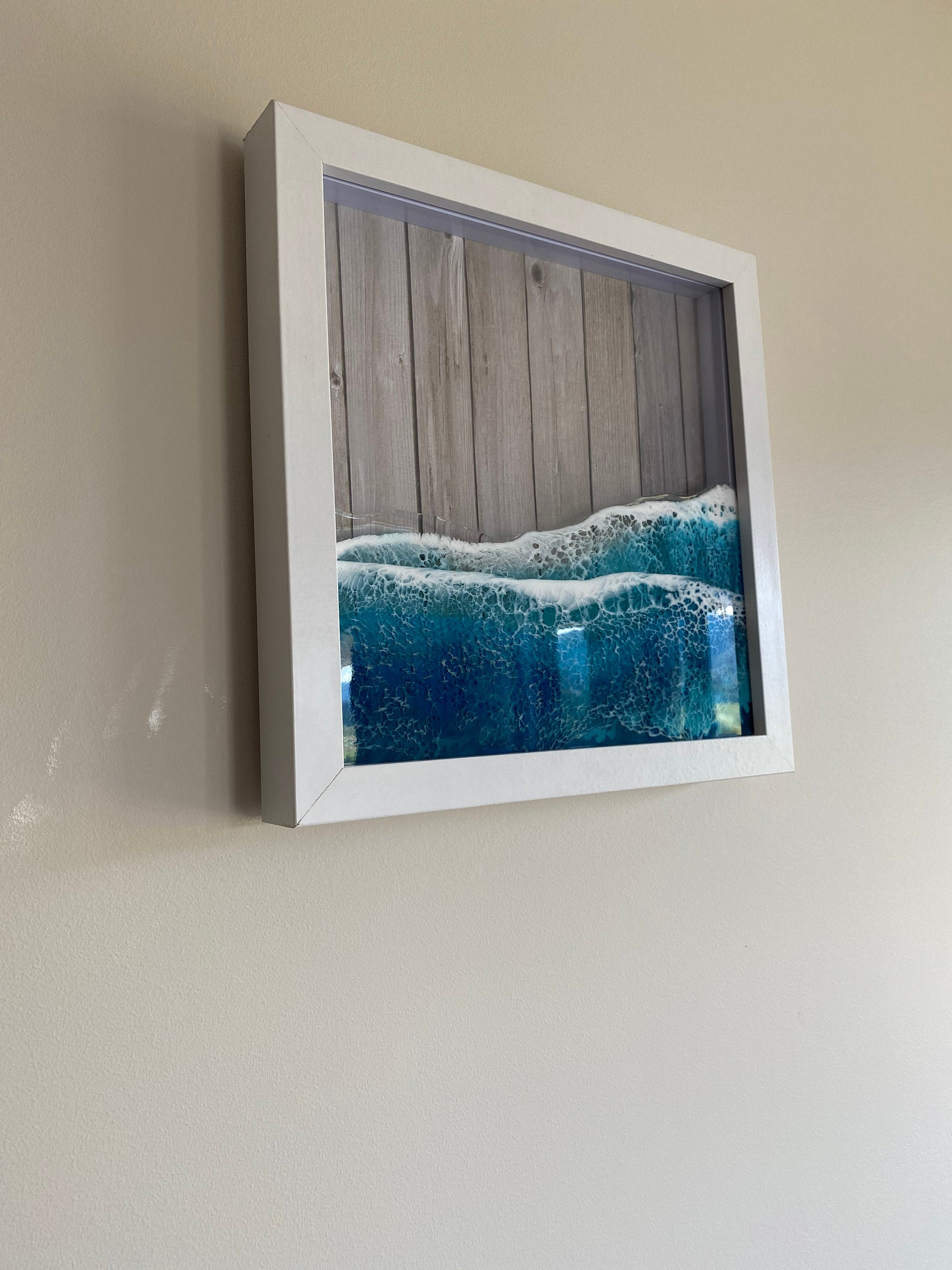 Resin Ocean Photo Frame / Resin Ocean Money Box - Etsy