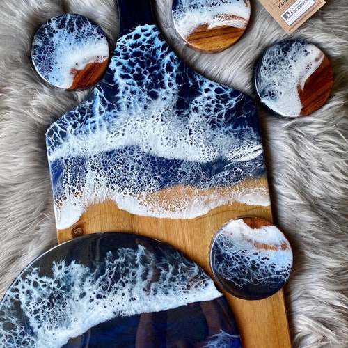 Aqua Ocean Resin Paddle Board Set - Etsy