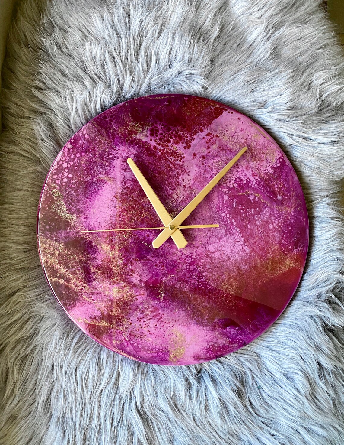 Resin Clock Etsy