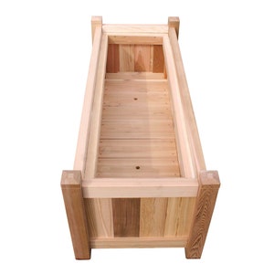 48" X 24" Red Cedar Planter - Etsy