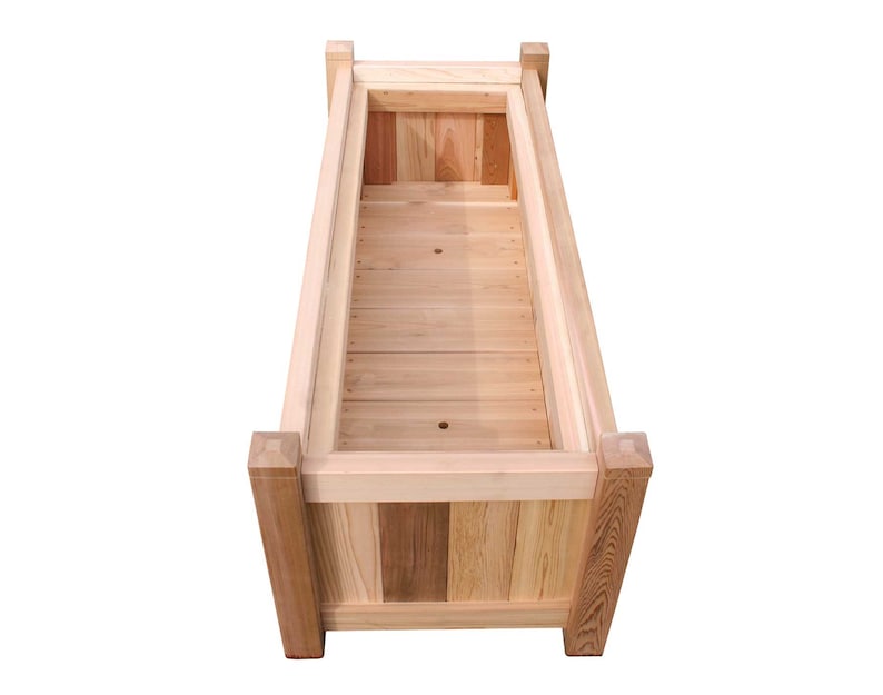 48" X 24" Red Cedar Planter - Etsy