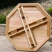 Red Cedar Octagon Walk-in Picnic Table - Etsy