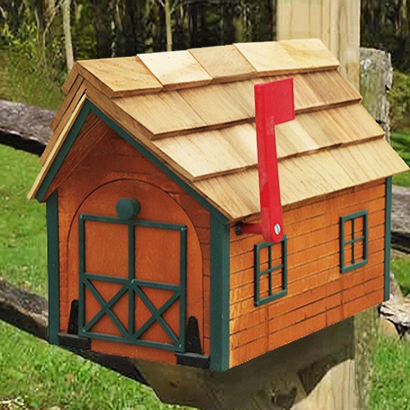 Log Cabin Mailbox - Etsy
