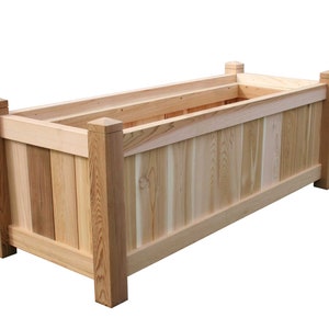 48" X 24" Red Cedar Planter - Etsy