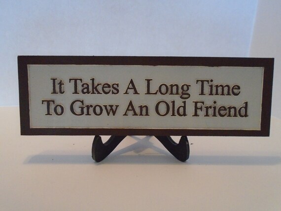 It Takes A Long Time Custom Carved Hand Painted | Etsy