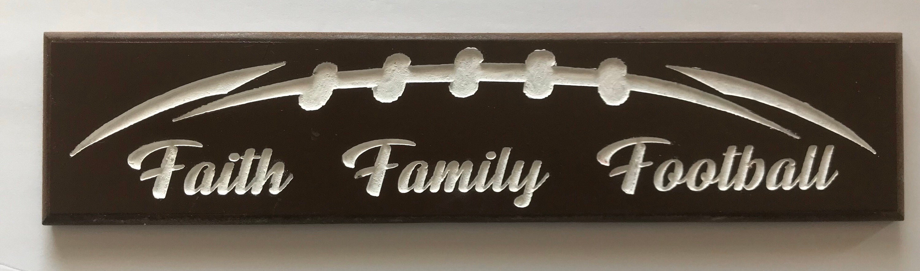 Faith Family Football - Etsy