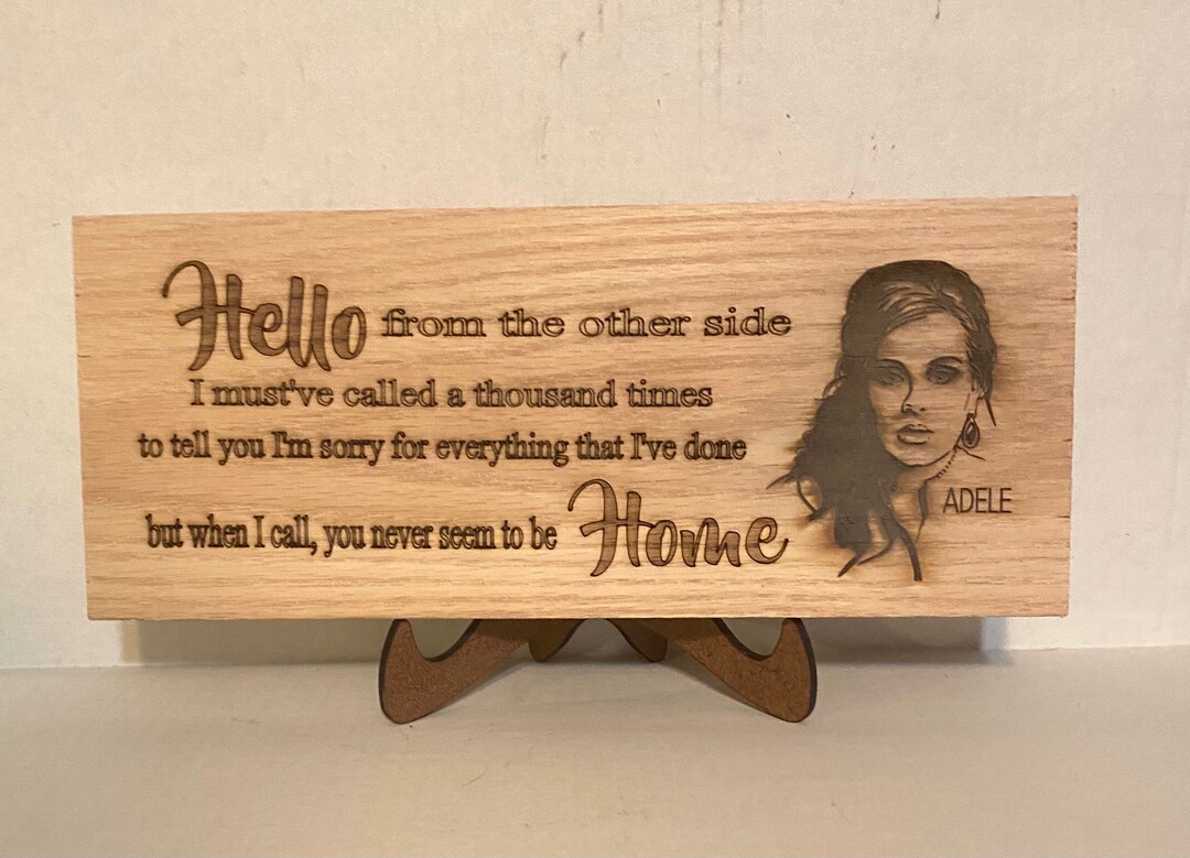 Adele Hello - Etsy