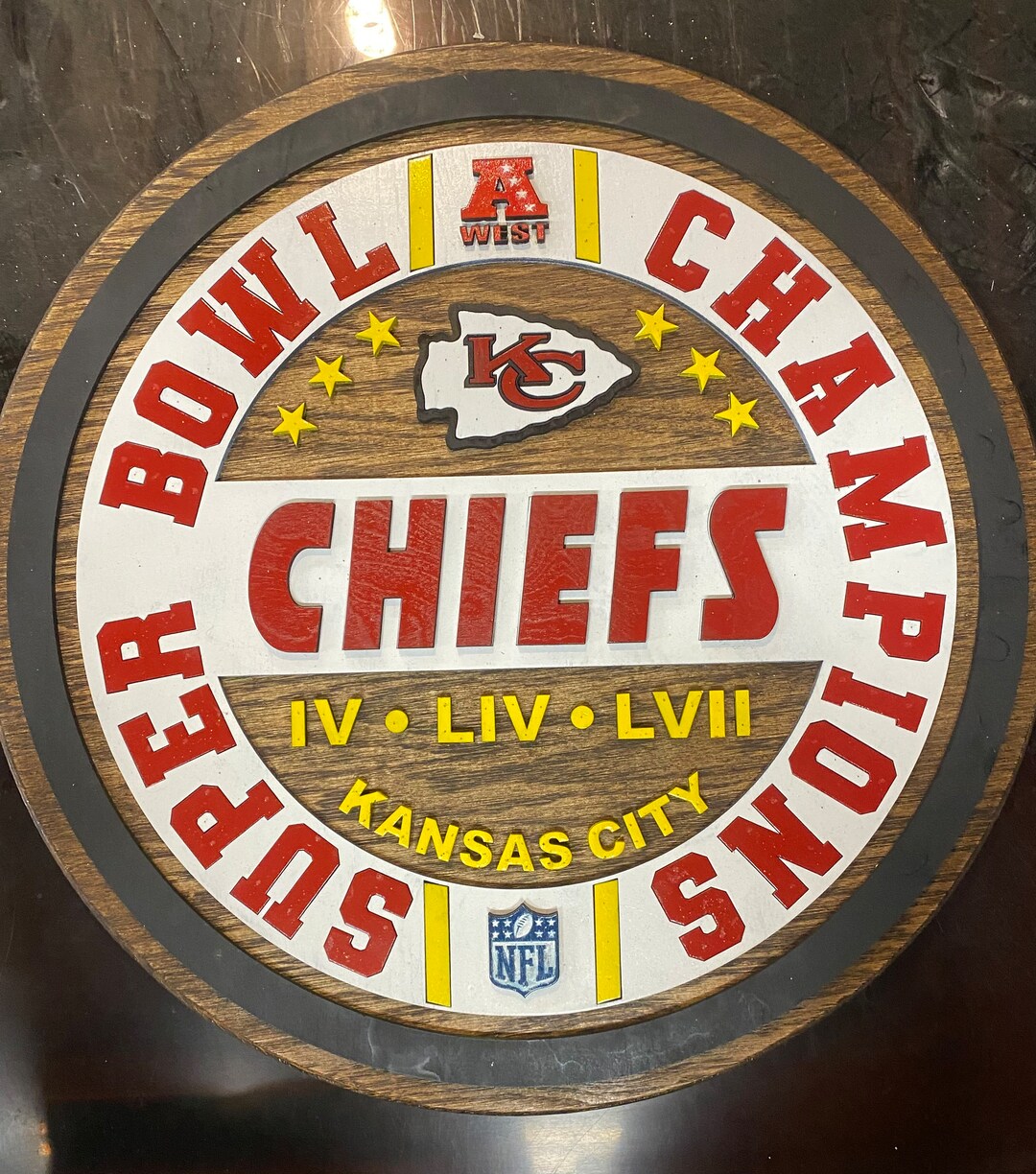 Chiefs Super Bowl Plaque - Etsy