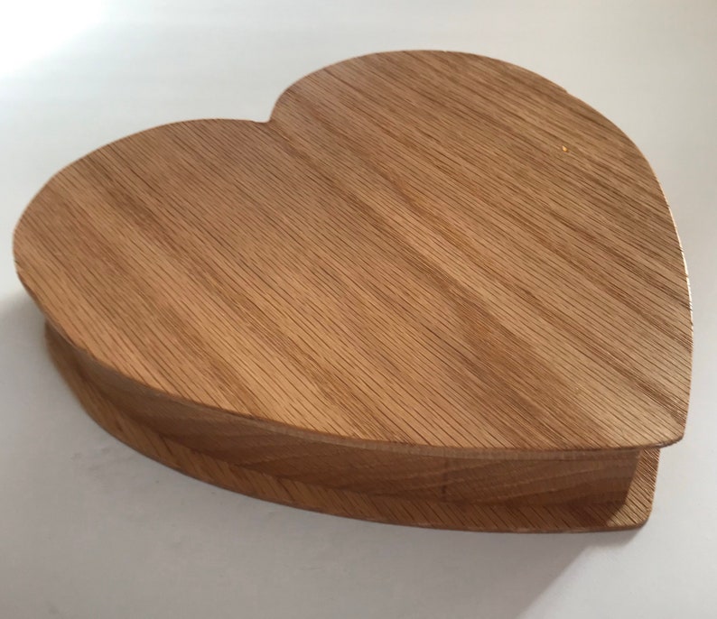 Heart Shaped Box Custom Carved | Etsy