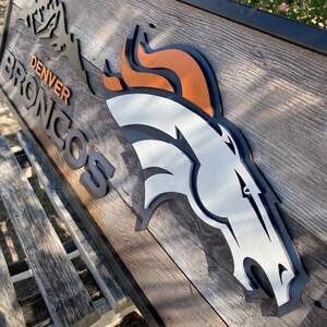 Broncos Barn Wood Sign - Etsy
