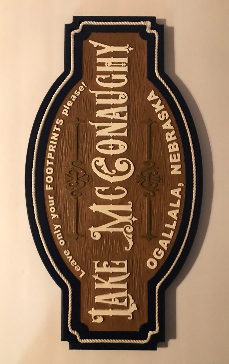 Lake Mcconaughy Sign | Etsy
