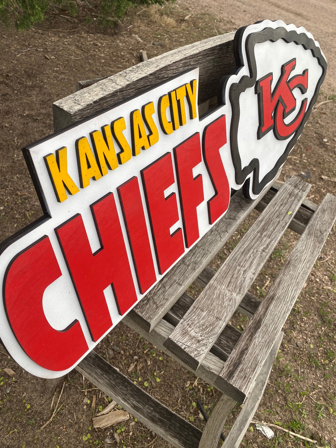 Chiefs Arrowhead Sign - Etsy