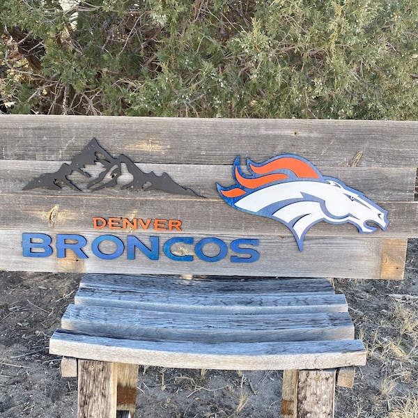 Denver Broncos Sign - Etsy