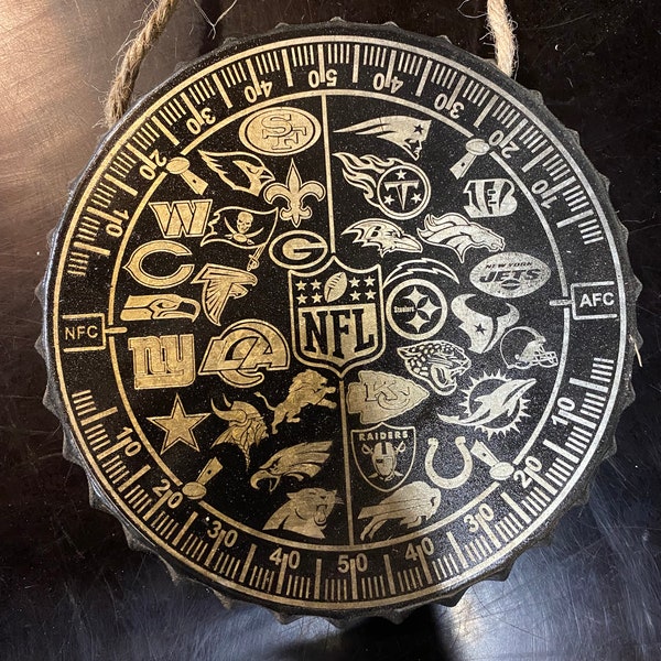 Football Teams Bottle Cap - Etsy