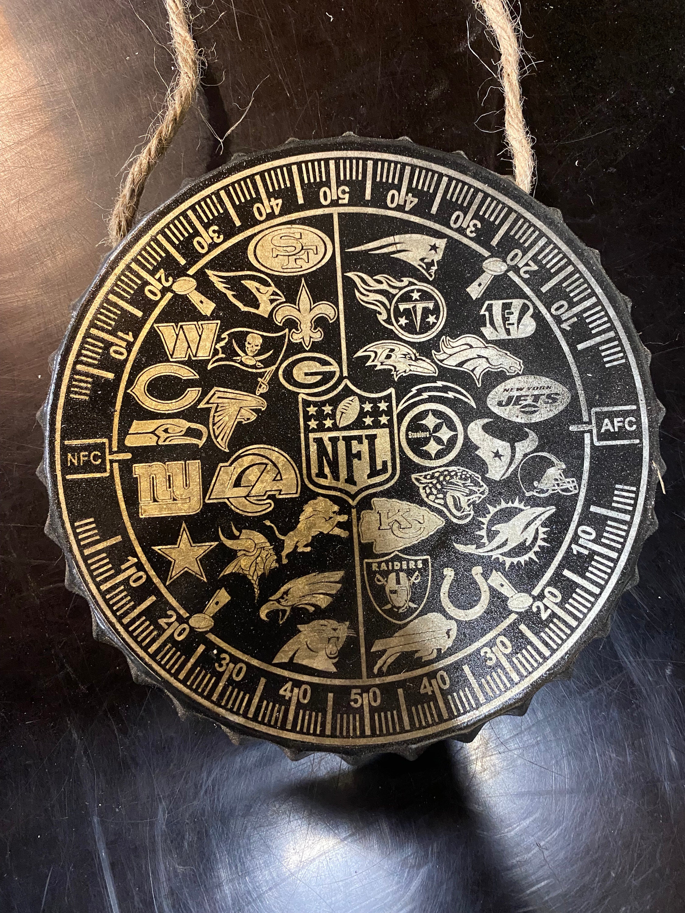 NFL Teams Bottle Cap - Etsy