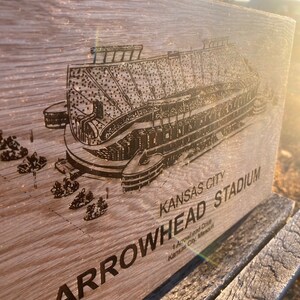Arrowhead Stadium Kansas City Chiefs Plaque - Etsy