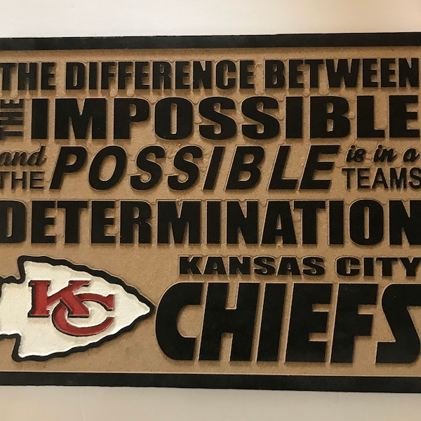 Kc Chiefs Porch Sign - Etsy