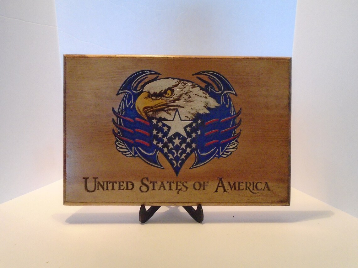 Custom Carved Eagle Sign Hand Painted - Etsy