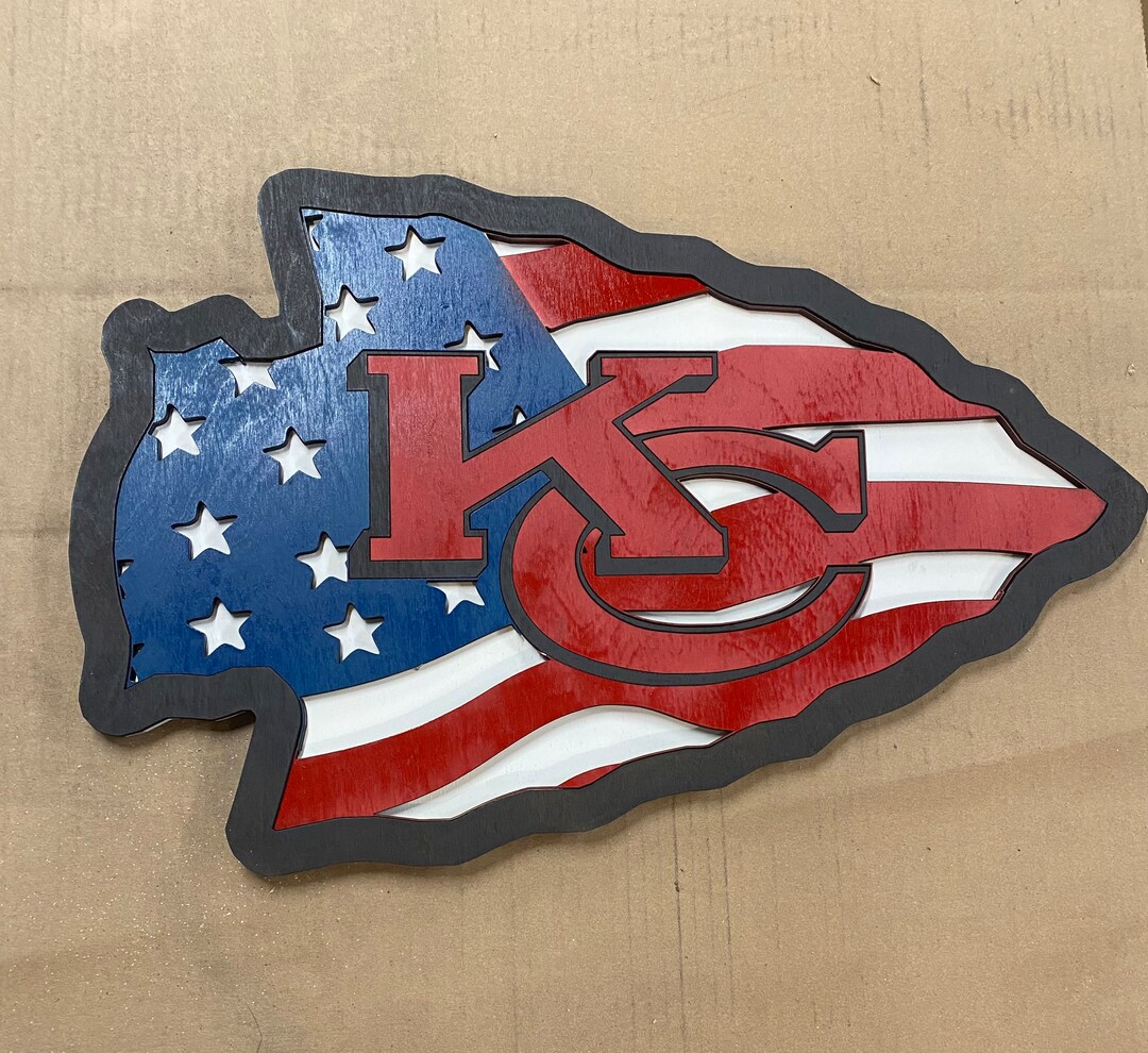 Chiefs Arrowhead Flag Sign - Etsy