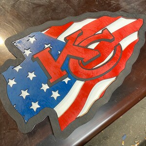 Chiefs Arrowhead Flag Sign - Etsy