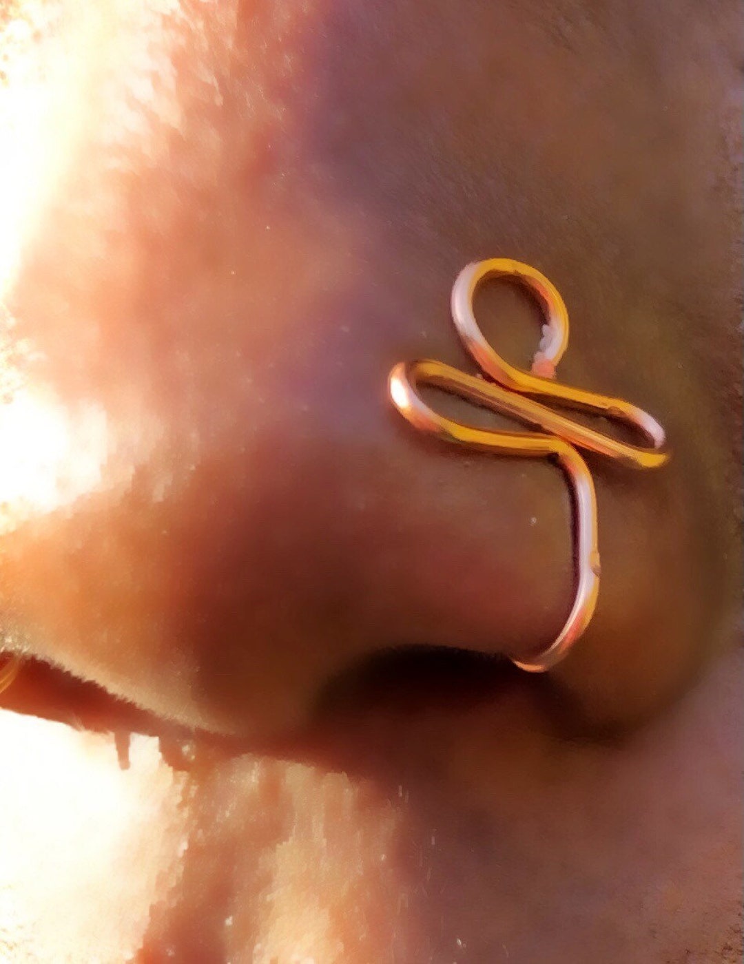 Ankh Cuff Copper Wire Ankh Nose Cuff No Piercing - Etsy