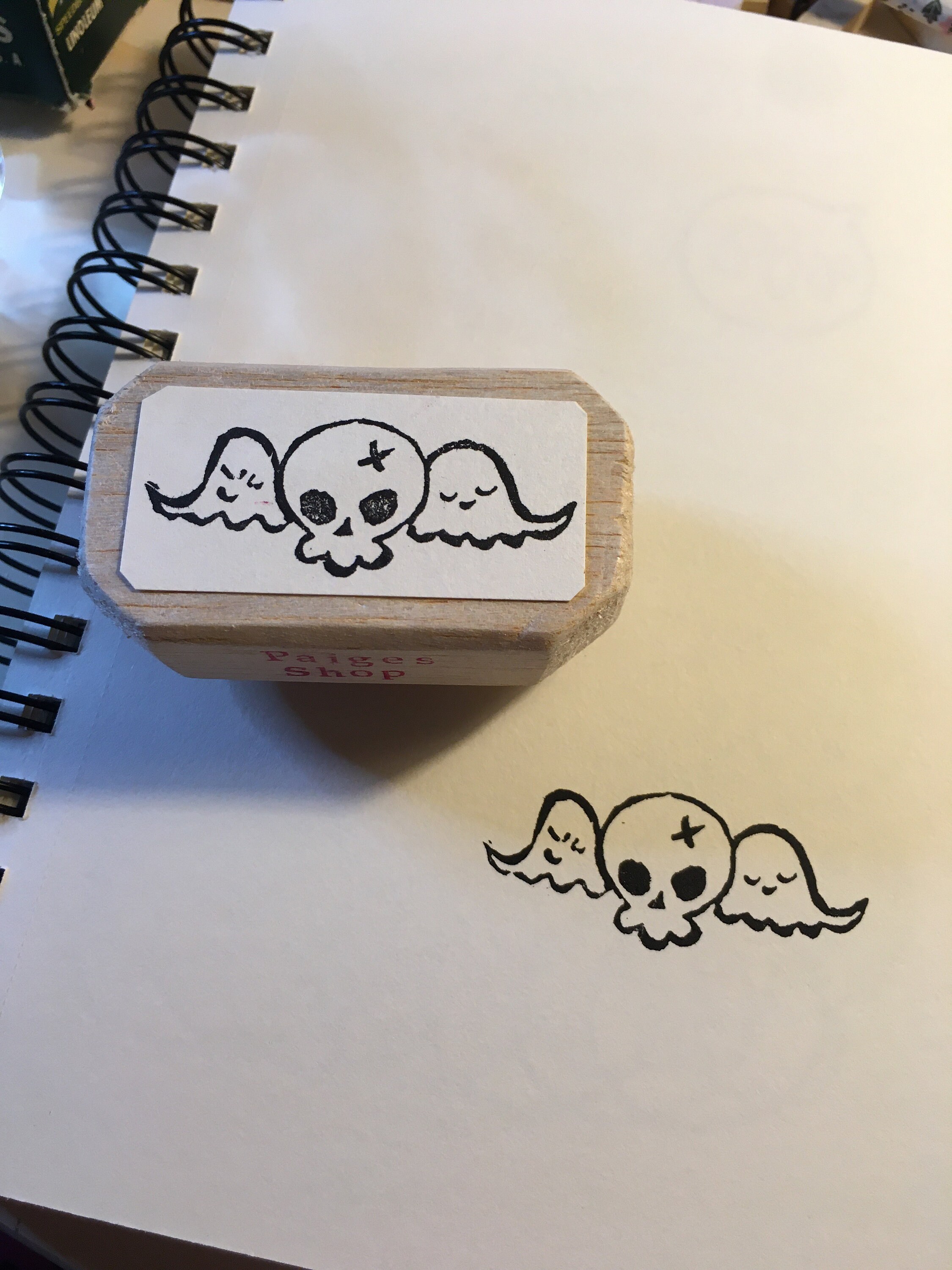 Deaths Head Stamp - Etsy