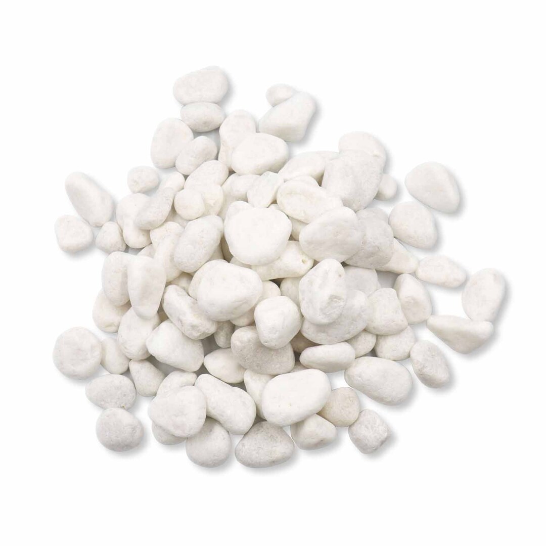 White Rocks For Plants Polished White Stone Pebbles 10 Lb. – 1" - 2 ...