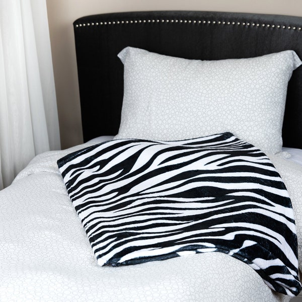 Zebra Throw - Etsy