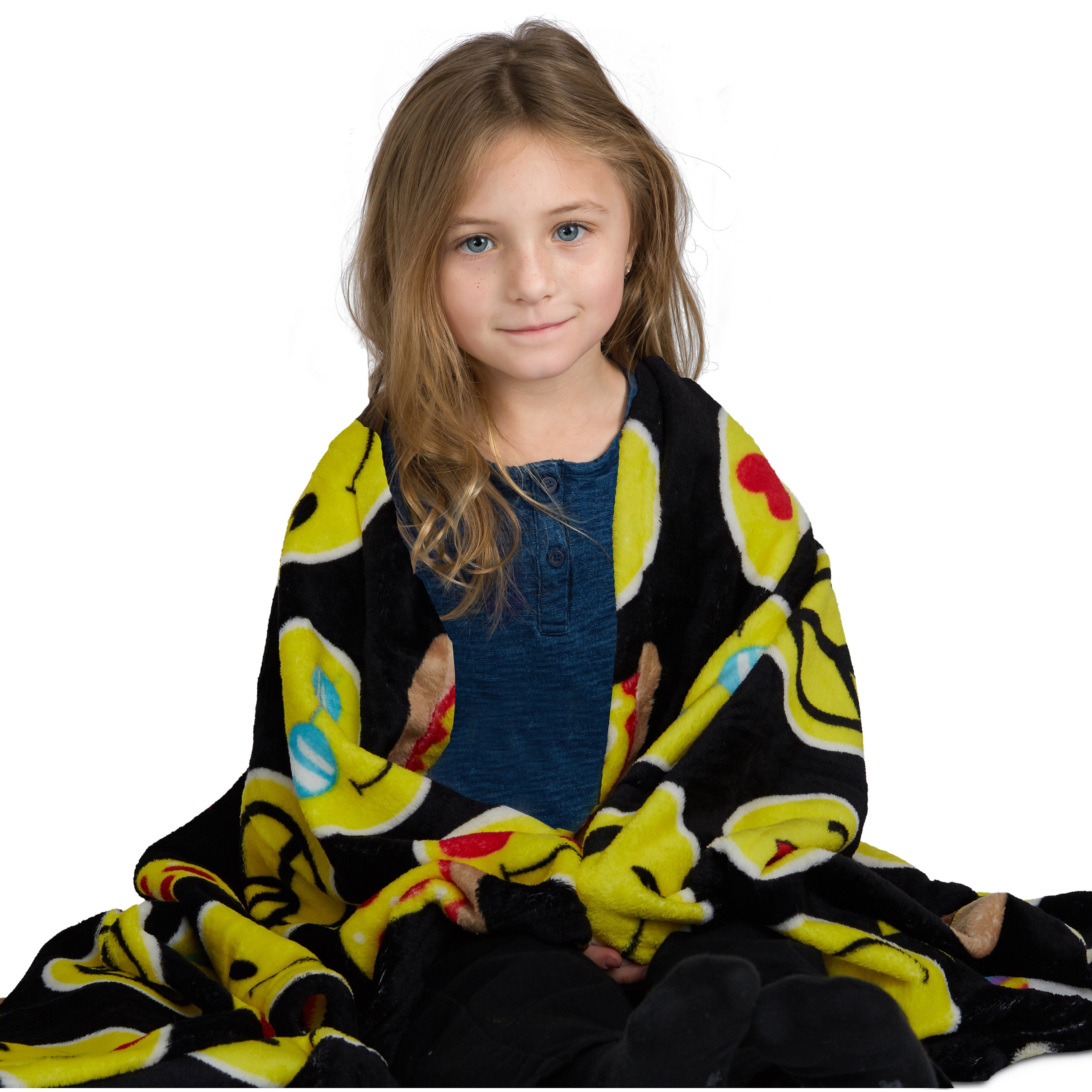 Emoji Throw Blanket Super-soft Emoticon Themed Throw for - Etsy