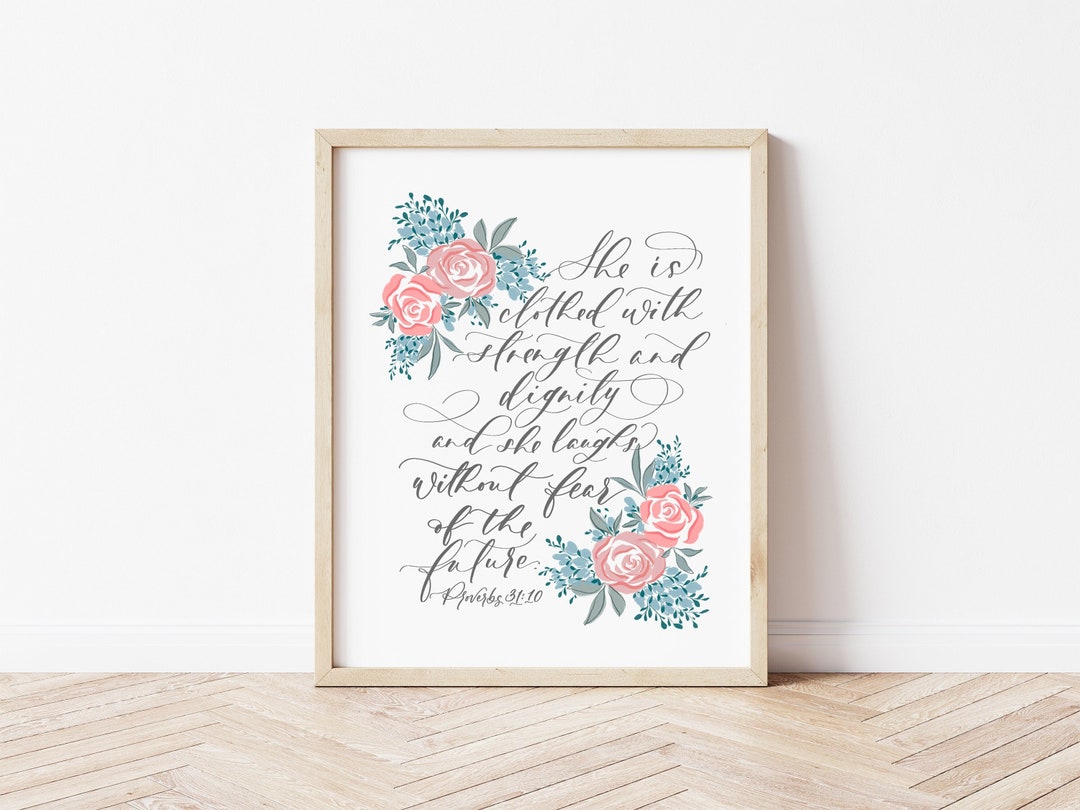 Proverbs 31:10 Wall Art, Christian Gift, Proverbs 31 Sign, Bible Verse ...
