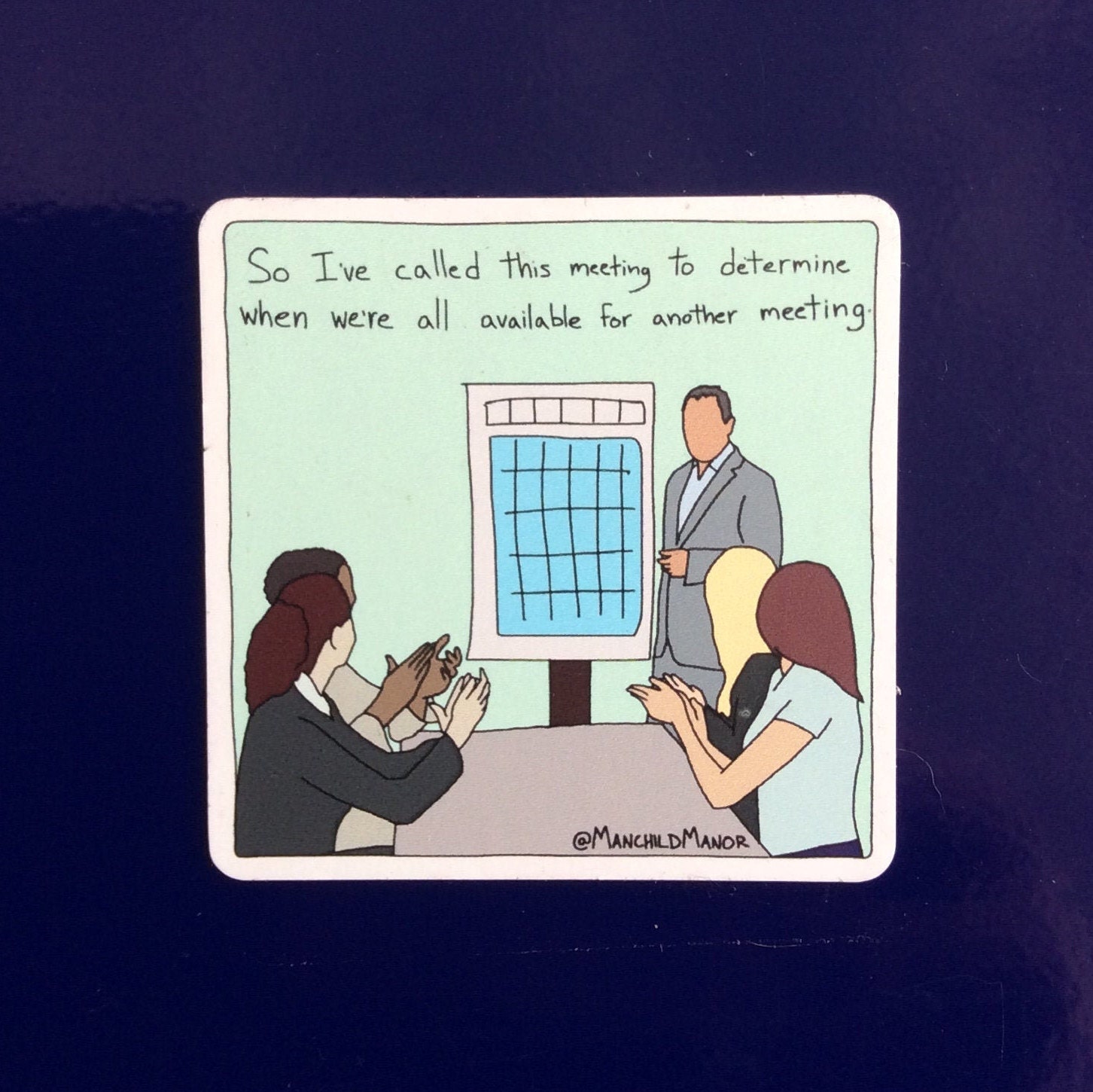 Useless Meeting Magnet - Etsy