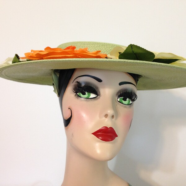 Cartwheel Hat - Etsy