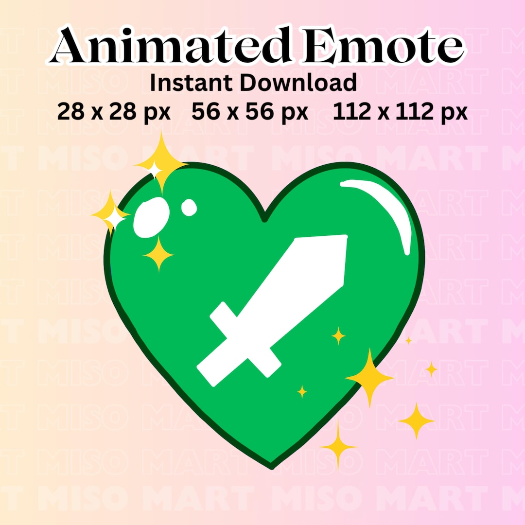 ANIMATED Mod Love Emote! - Etsy