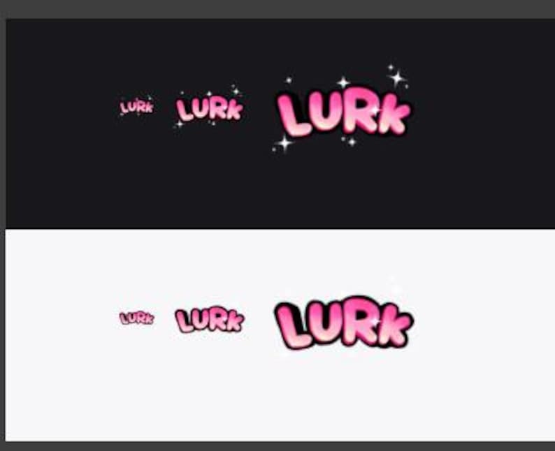 Pink Lurk Emote for Twitch! - Etsy