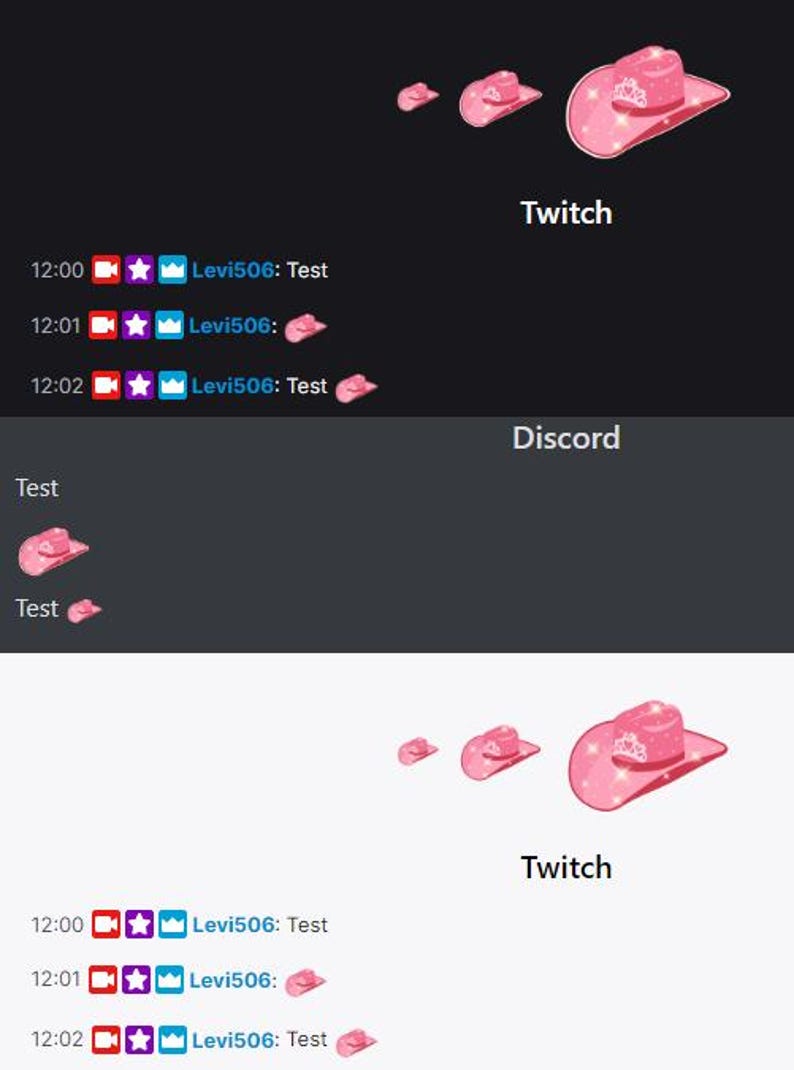 ANIMATED Pink Cowgirl Hat Emote ! - Etsy