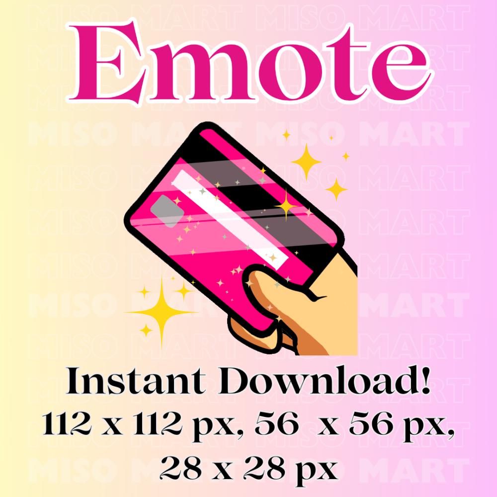 ANIMATED Pink Credit Card Emote! - Etsy